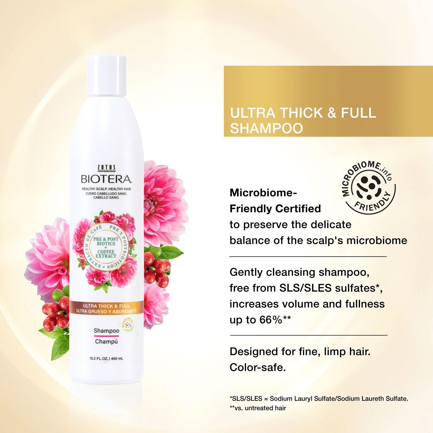 Biotera Ultra Thick & Full Shampoo 15.2 oz | Sally Beauty