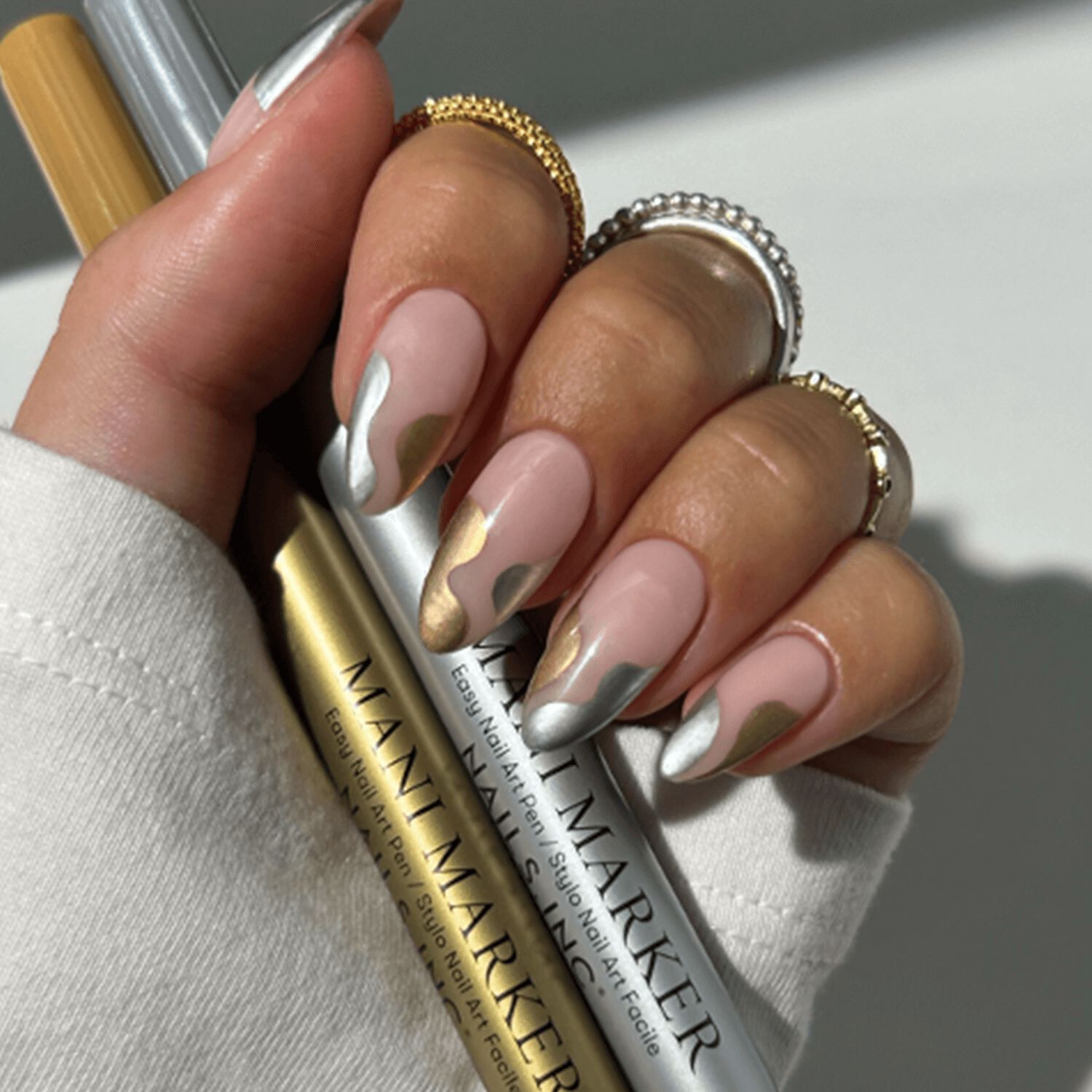 Nails INC Silver Mani Marker | Nail Polish Mani Marker | Sally Beauty