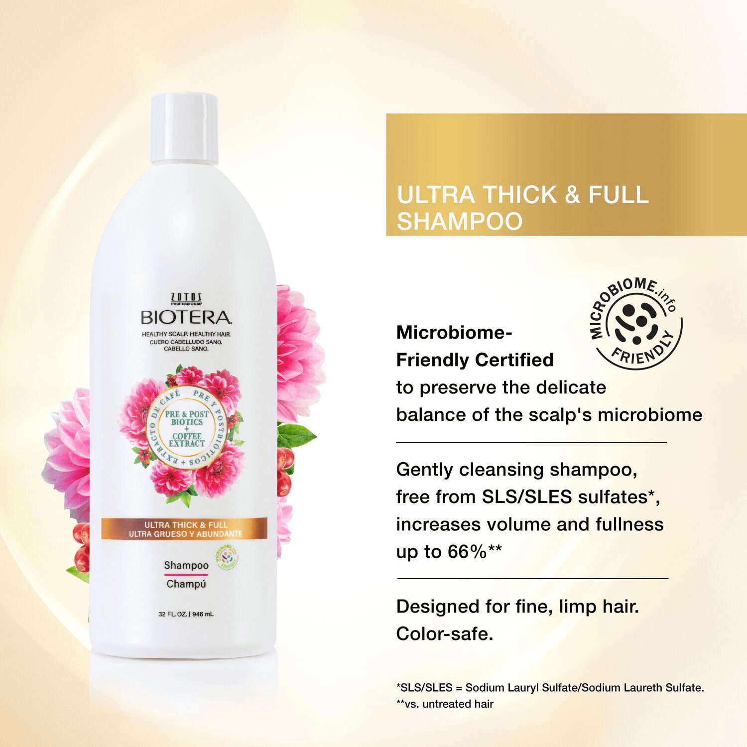 Biotera Ultra Thick & Full Shampoo 32 oz | Sally Beauty