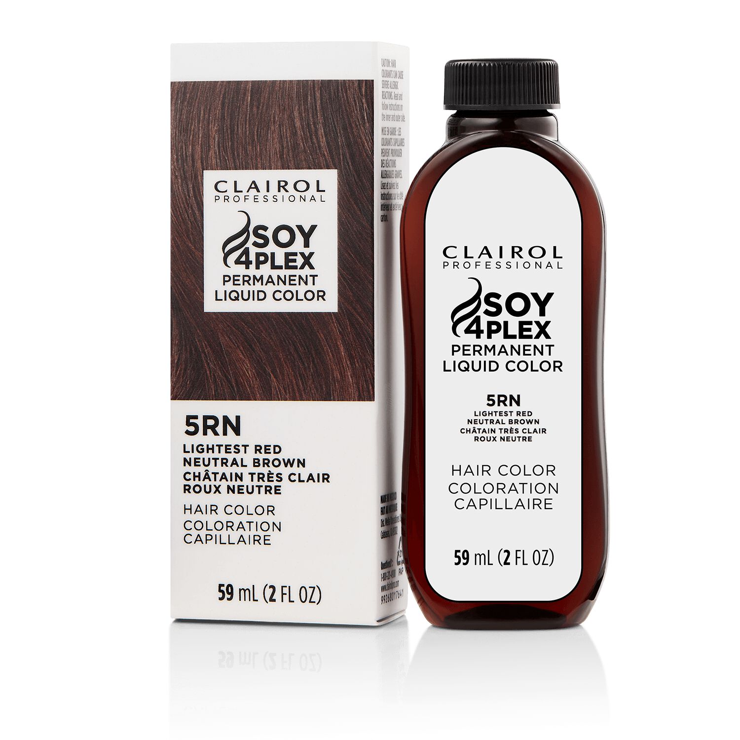 Clairol Professional 5RN/75R Lightest Red Neutral Brown LiquiColor ...