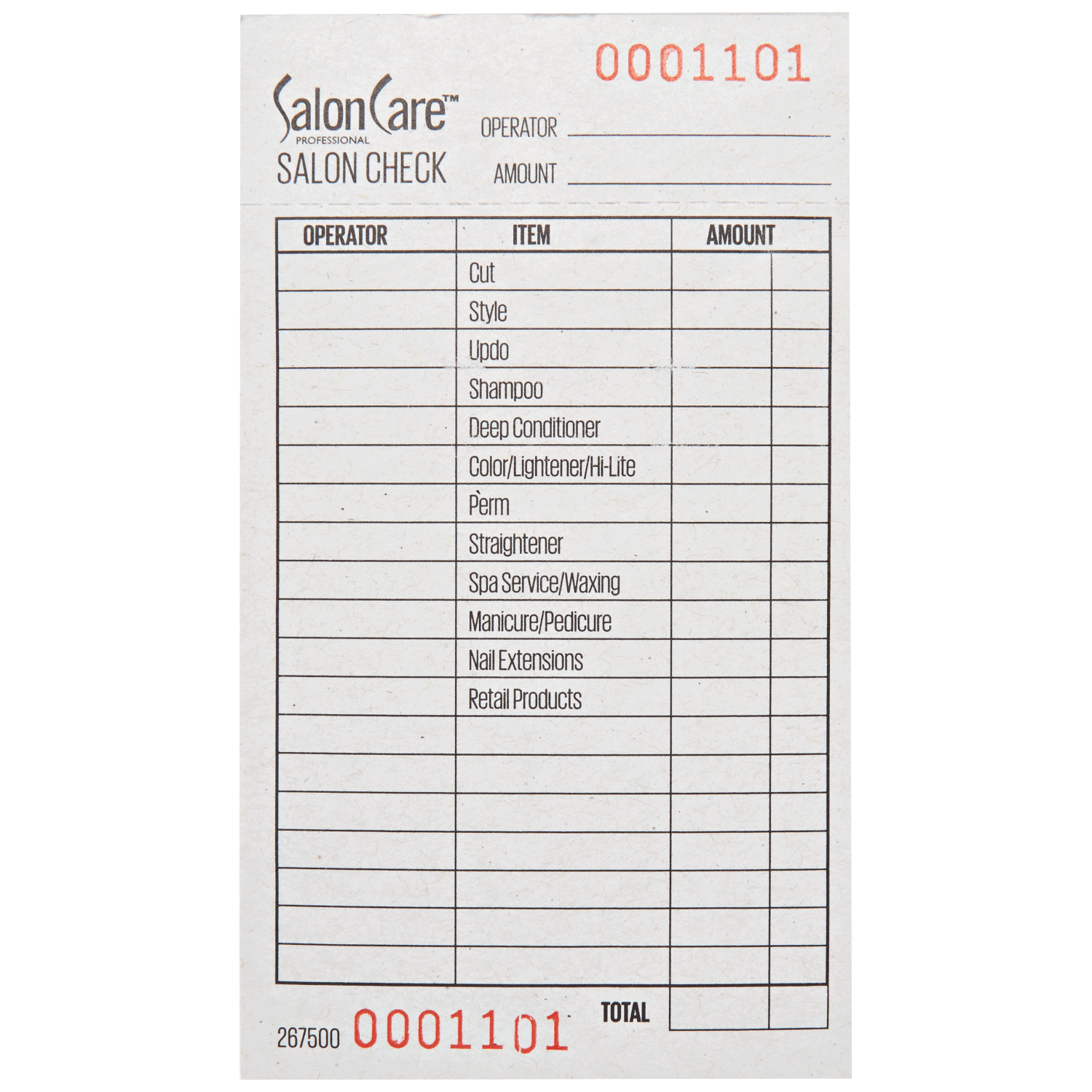 Check Registers For Checkbooks Bk-08821wx6 Barber Salon Beauty Marianna ...