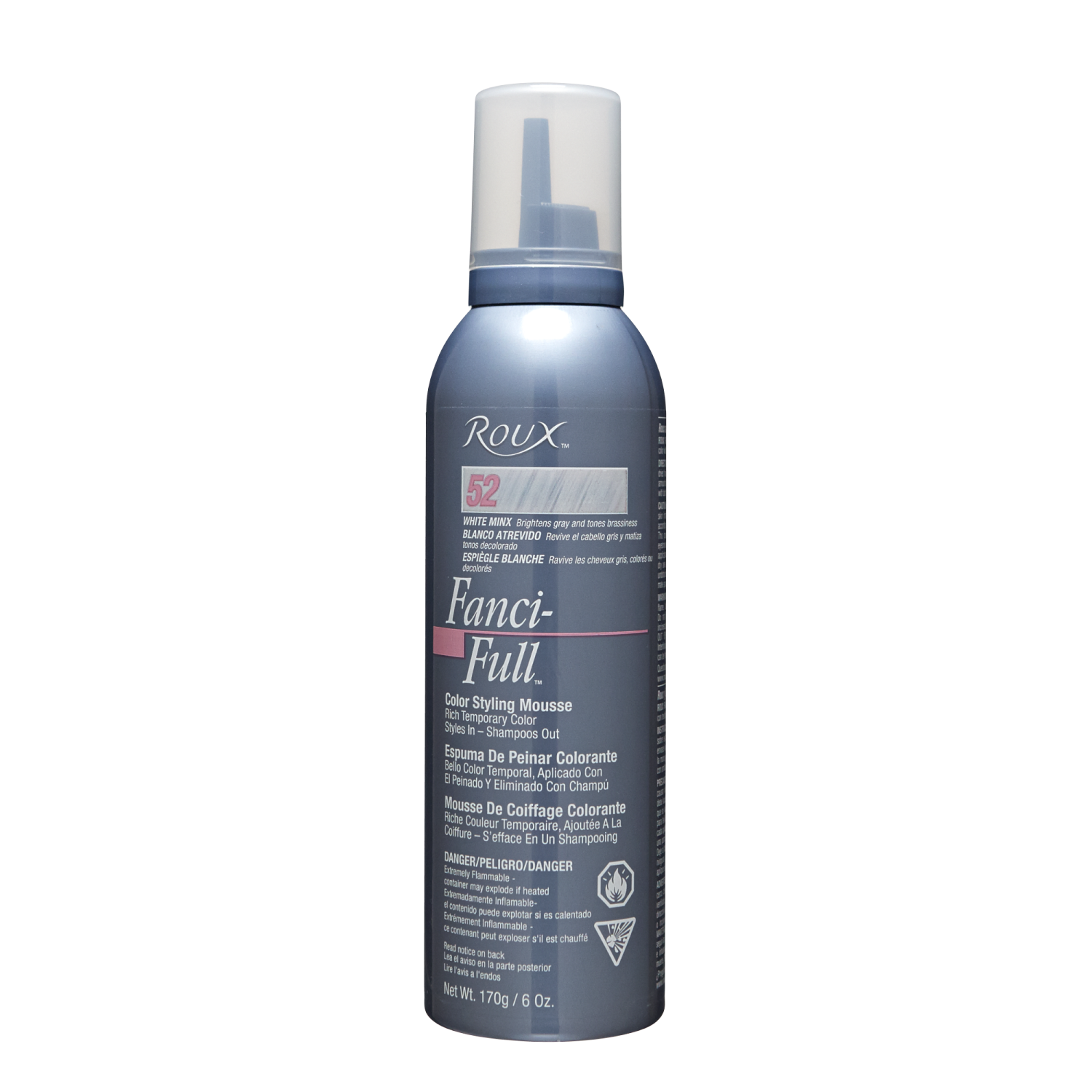 White Minx Fanci Full Temporary Hair Color Mousse By Roux Temporary Hair Color And Root Touch