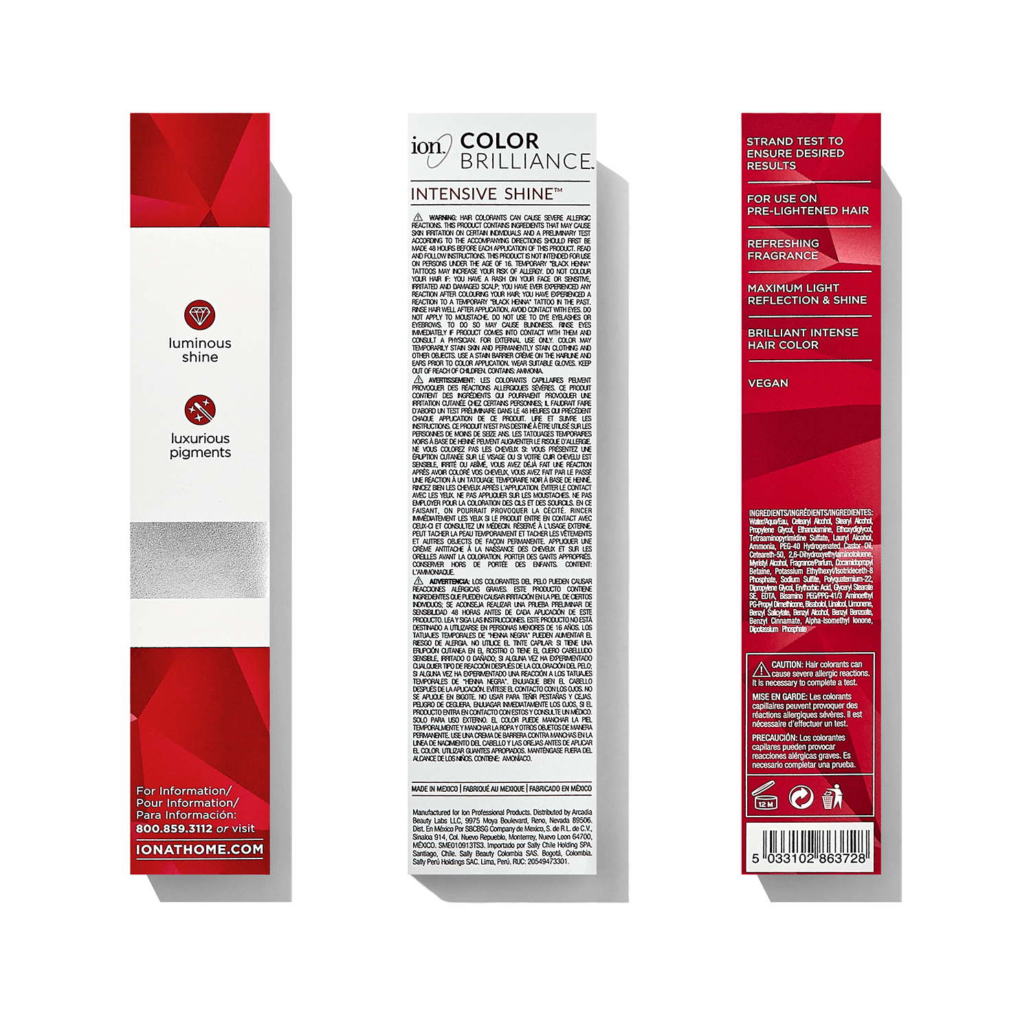 Ion Red Hair Color Chart